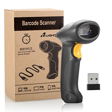 BLUEHRESY Barcode Scanner 2 4GHz Wireless USB Automatic USB2 0 Wired ...