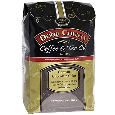 Door County Coffee German Chocolate Cake Chocolate Coconut Flavored ...