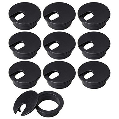 Pengxiaomei Desk Grommet 2 Plastic Cable Wire Grommet Computer Cable ...