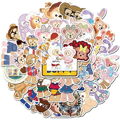 MSOLE Disney Duffy Stellalou Stickers for Water Bottles Laptop ...