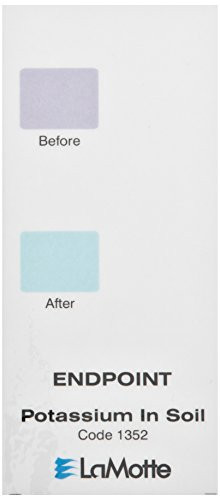 LaMotte 1352 Soil pH Test Kit Color Chart Potassium Endpoint ...