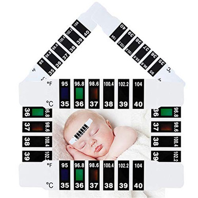 Reusable Forehead Temperature Strips for Travel and Daily Use Instant ...