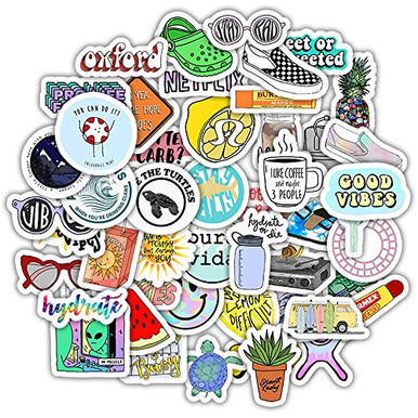 Vsco Stickers for Computer 50 pcs Laptop Stickers Rmovable Waterproof ...