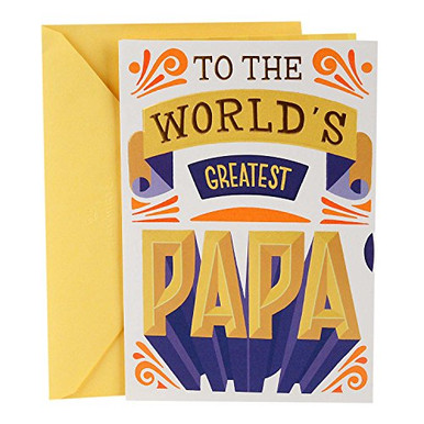 Hallmark Father s Day Card for Grandpa from Kids World s Greatest Papa ...