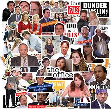 The Office Stickers 55 Pack Office Laptop Themed Stickers The Office ...