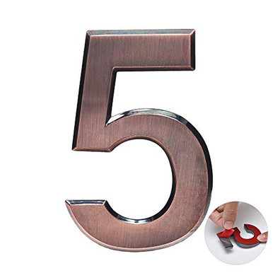 2-75 Inch Self Adhesive Mailbox Number 5 Door Number Stickers for House ...
