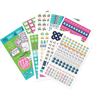 Budget Planning Sticker Set 8-Sheet Sticker Pack 772 Stickers for Bill ...