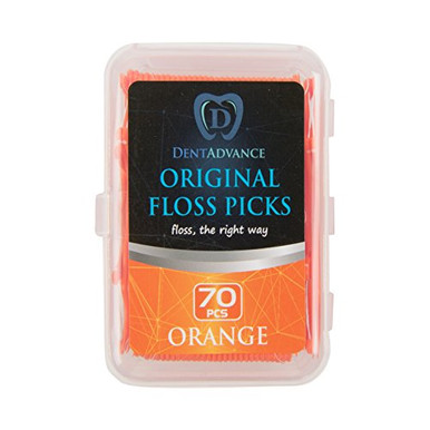 DentAdvance Original Dental Floss Picks - Easy Reach Back Teeth Tooth ...