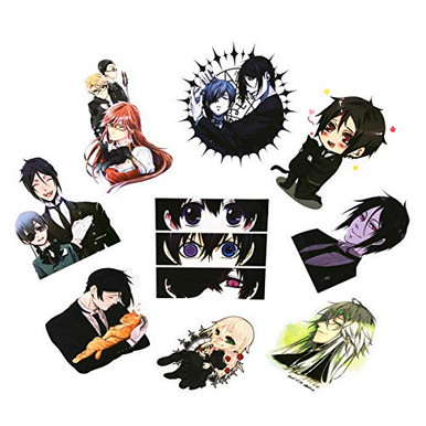 Black Butler Anime Stickers for Water Bottles 50 Pack Laptop Stickers ...