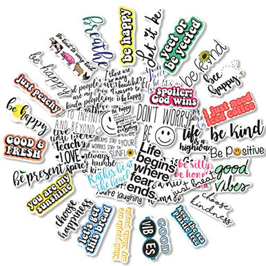Inspirational Stickers for Laptop Cherish 50pcs Reward Motivational ...