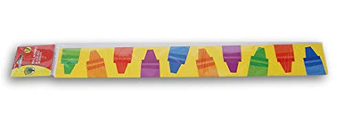 Crayons Bulletin Board Borders - Yellow - Coloring Wall Classroom Decor ...