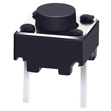 Taiss 100 Pcs 6x6x4-3mm 2 Pin Panel PCB Momentary Tactile Tact Push ...