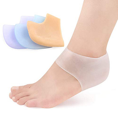 Closeup Care s Premium Silicone Gel Heel Protector Sleeves Cushioned ...