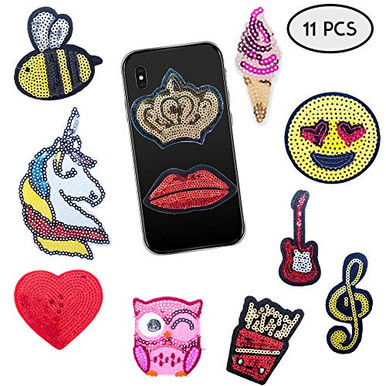 11 VSCO Girl Sequin Stickers for Water Bottles Computer Laptop Stickers ...
