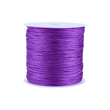 100M x 0-8mm Nylon Chinese Knot Cord Rattail Macrame Shamballa Thread ...