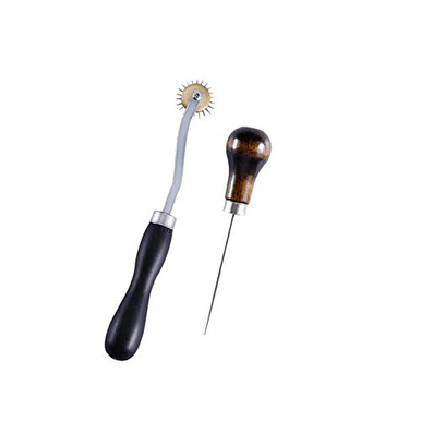 Tailors Awl and Needle Point Tracing Wheel Scratch Awl 4 1-2 Long ...