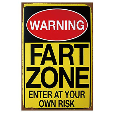 Kama Warning Signs Fart Zone Enter at Your Own Risk Vintage Signs ...