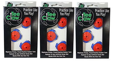 Tee Claw Golf Training Aid Kit, Artificial Turf Tee Holder and Training ...