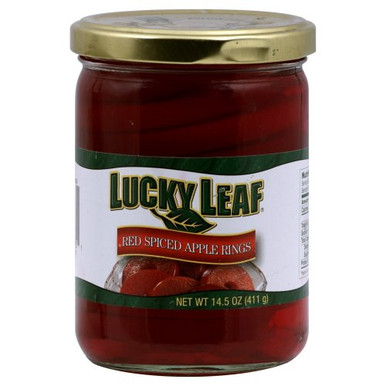 Lucky Leaf Spiced Apple Rings