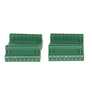 Fielect PCB Terminal Block 4Pcs 300V 15A 5-08mm Pitch 9P Flat Angle ...