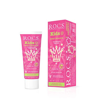 R-O-C-S- Kids Sweet Princess Toothpaste - Enamel Whitening Teeth and ...
