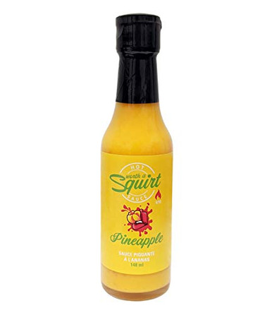 Pineapple Hot Sauce by Worth A Squirt 5 oz bottle - Official Hot Sauce ...