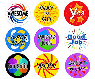 Motivational Stickers for Children Set of 1 188 - Group Education Chore ...