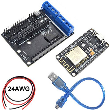 DAOKI Node MCU Development Kit NodeMcu Lua ESP8266 ESP-12E CP2102 Development Board L293D WiFi ...