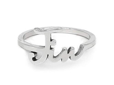 Fanstown Kpop BTS Bangtan Finger Ring Member Name Letters Modelling ...