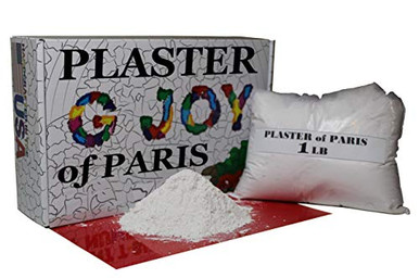 Plaster of Paris Powder for Crafts - 1lb Pottery Ceramic Casting ...