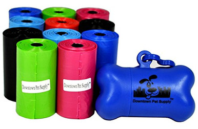 220 Pet Waste Bags Dog Waste Bags Bulk Poop Bags with Leash Clip and ...