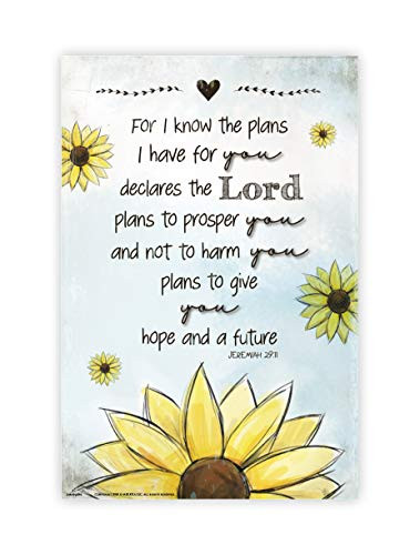 UMA Gifts Bible Verse Poster 16 x 24 Bible Posters for Classroom Church ...