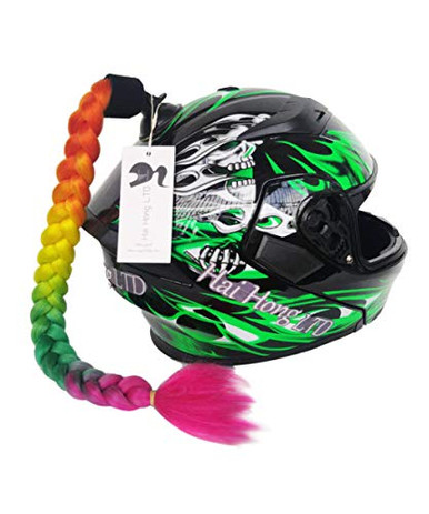 Hai Hong Helmet Pigtail Motorcycle Helmet Ponytail Bicycle Helmet ...