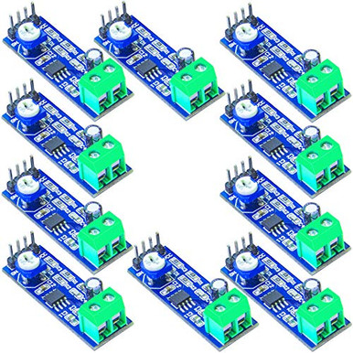 LGDehome 10PCS LM386 Audio Power Amplifier Module 200 Times gain Power ...