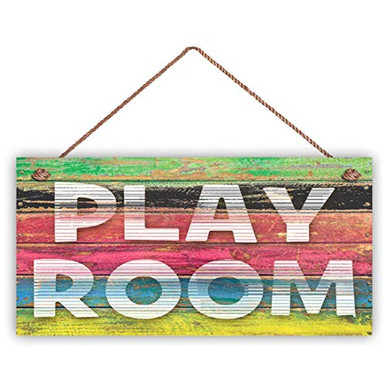YILMEN Play Room Sign Kid s Room Door Sign 5 x 10 Sign Wall Plaque ...