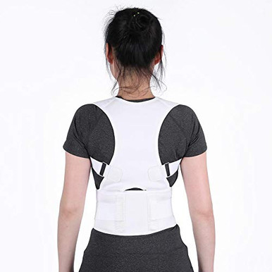 Posture Corrector Upper Back Straightener Adjustable Support Brace for ...