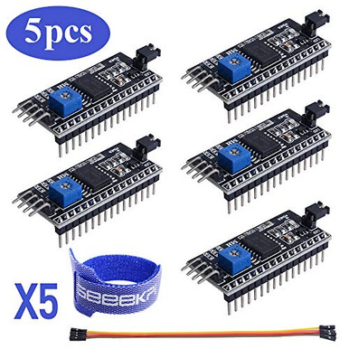 GeeekPi 5PCS IIC I2C TWI SPI Serial Interface Board Module Port PCF8574 ...