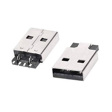 uxcell 100PCS USB 2-0 Type A Male Socket Connector Jack Port 4-Pin DIP ...
