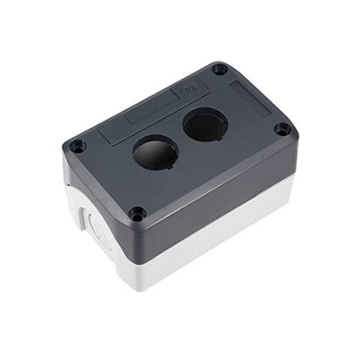 uxcell Push Button Switch Control Station Box 22mm 2 Button Hole ...