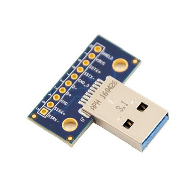 USB 3-1 Type A Male Plug Breakout Board - Warehousesoverstock