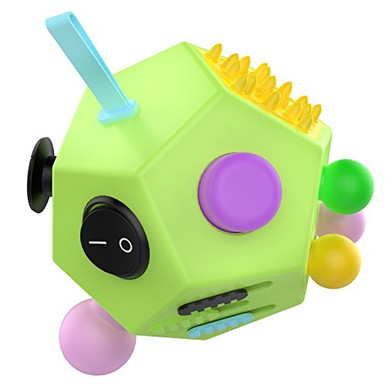 ATiC 12 Sided Fidget Cube Fidget Twiddle Cube Dodecagon Stress Relief ...