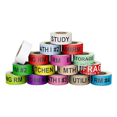 LabelChoice 960 Count Home Moving Labels House Moving Color Coding ...