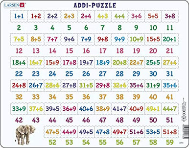 Larsen Puzzles Learning Addition Children s Educational Jigsaw Puzzle ...