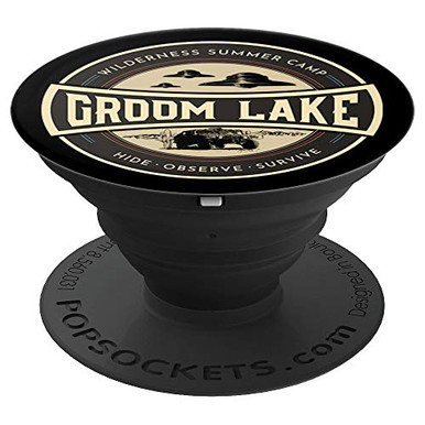 Groom Lake Summer Wilderness Camp - Funny Area 51 Alien UFO PopSockets ...