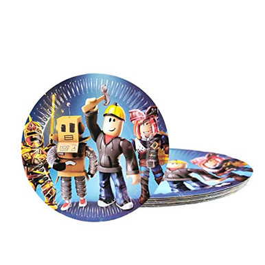 30 pcs Sandbox Game Party Plates for Roblox Game Theme Birthday Party ...