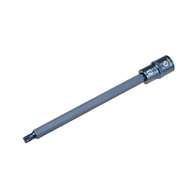 uxcell 1-2-Inch Drive x M8 Triple Square Spline Bit Socket Metric Extra ...