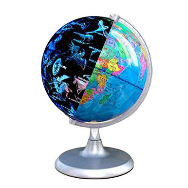 Eforoutdoor Illuminated World Globe for Kids with Stand 8" Educational ...