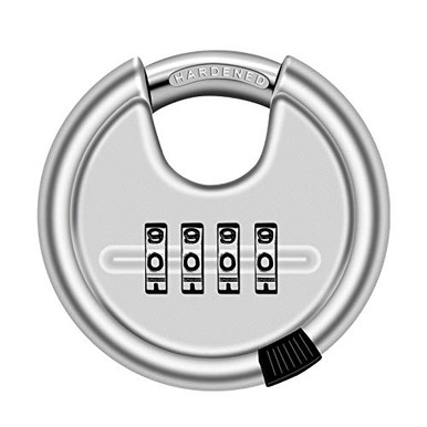 Combination Lock 4 Digit Combination Disc Padlock with Strengthen zinc ...