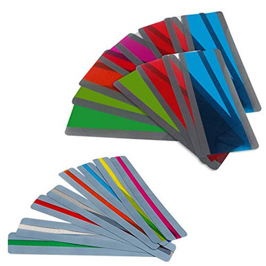 20 Pieces Guided Reading Highlight Strips Bookmarks Colored Overlay ...