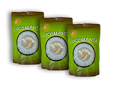 Cantina Star Cocomania Coconut Chips Original 3 Pack Vegan Gluten Free ...